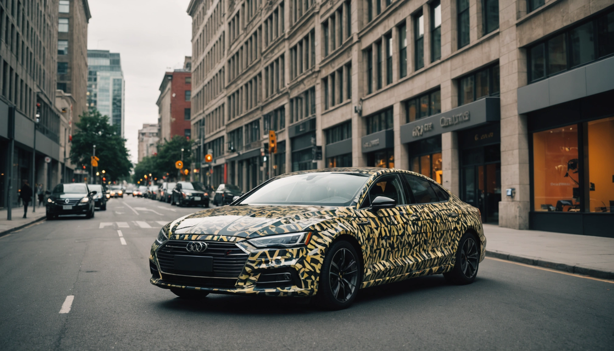 Designrevolution: Folie Auto Muster - Tarnung zu Surrealismus